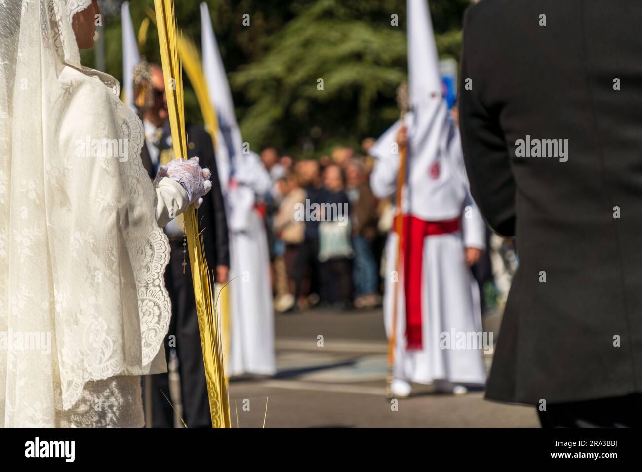 Processions for Holy Week, Semana Santa, in Madrid, Spain on Palm ...
