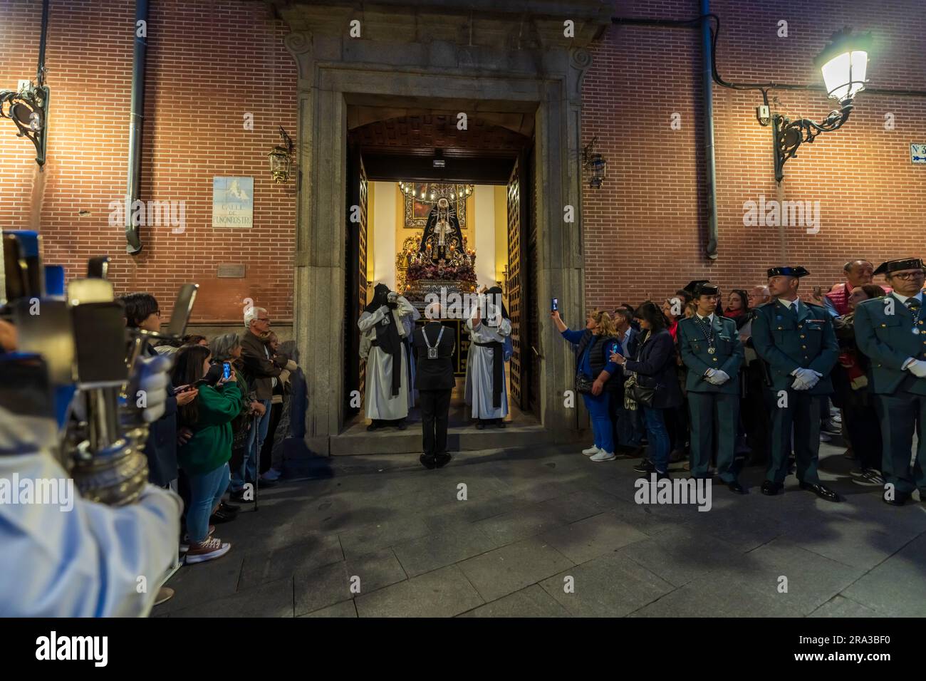 Easter, Holy Week Semana Santa Processions in Madrid, Spain. Religious ...
