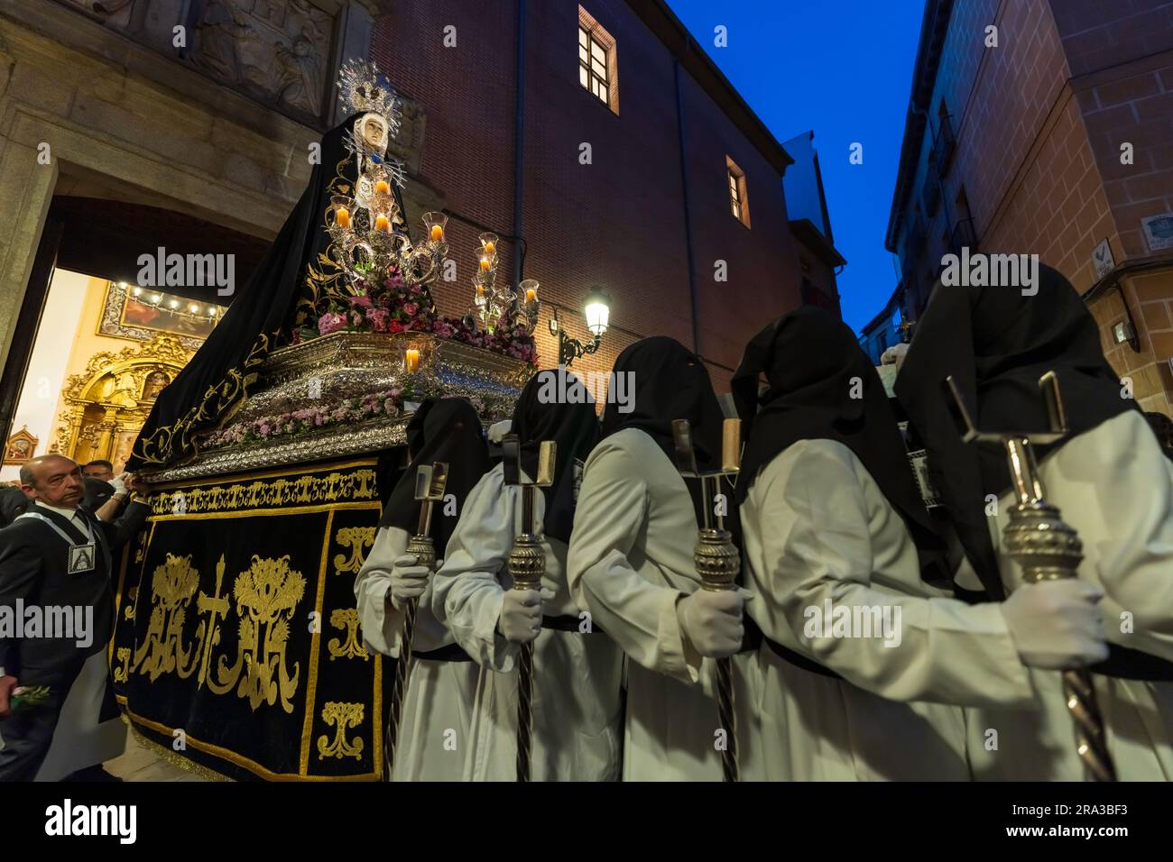 Easter, Holy Week Semana Santa Processions in Madrid, Spain. Religious ...