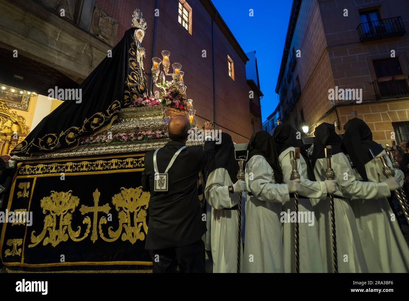 Easter, Holy Week Semana Santa Processions in Madrid, Spain. Religious ...