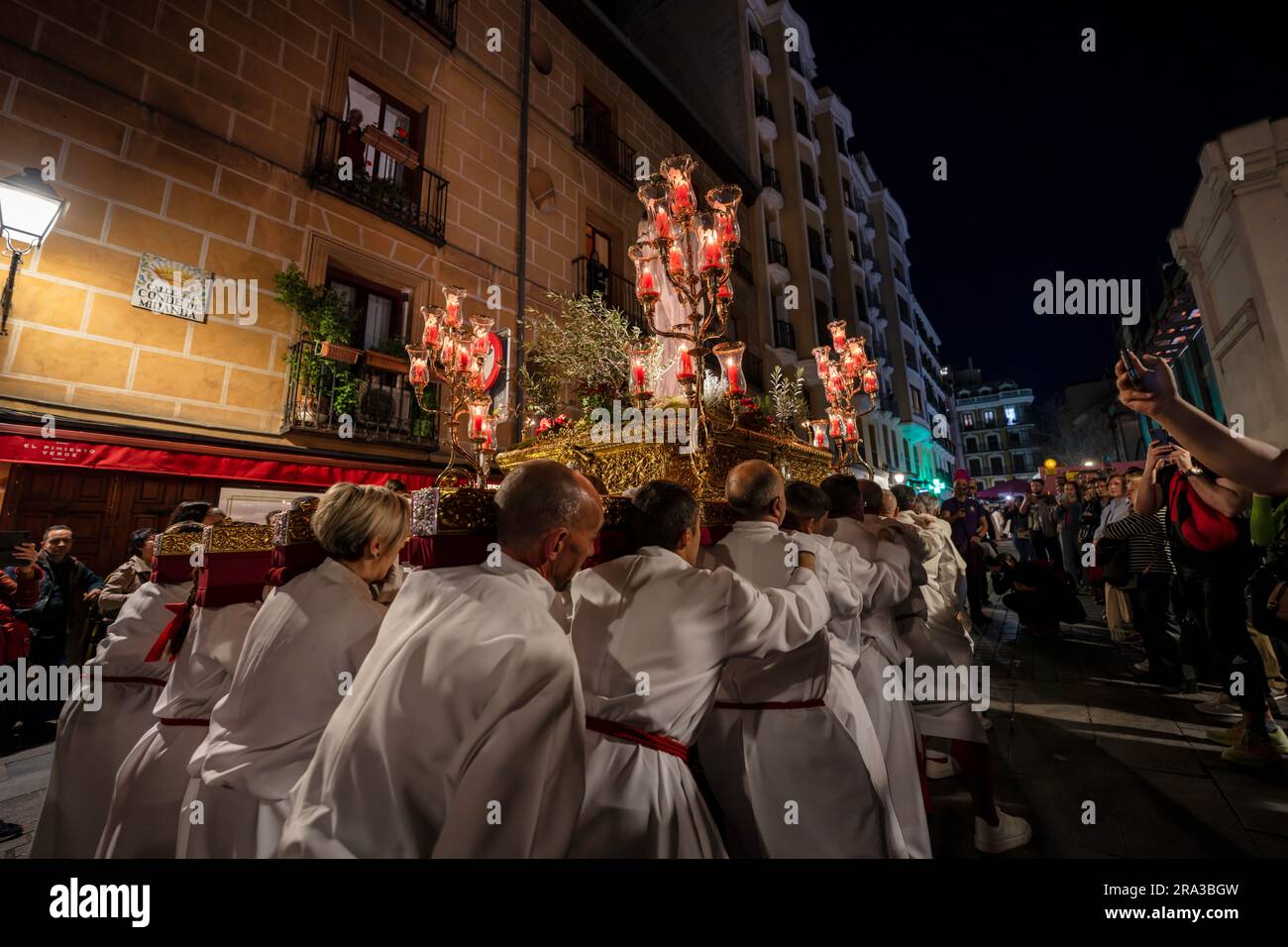 Easter, Holy Week Semana Santa Processions in Madrid, Spain. Religious ...