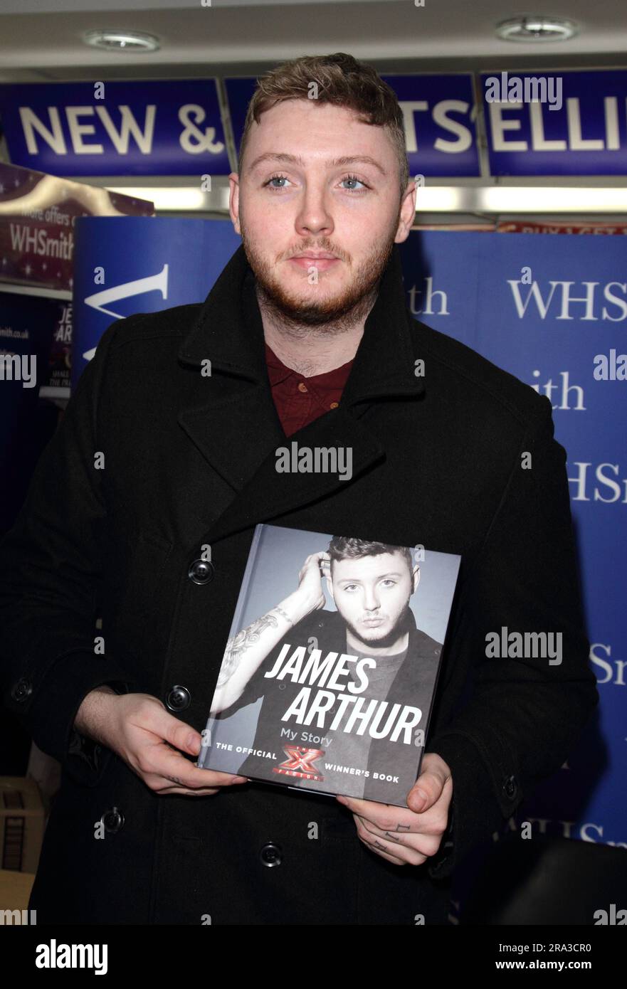 Milton Keynes. Bucks. UK. British X Factor winner James Arthur at the ...