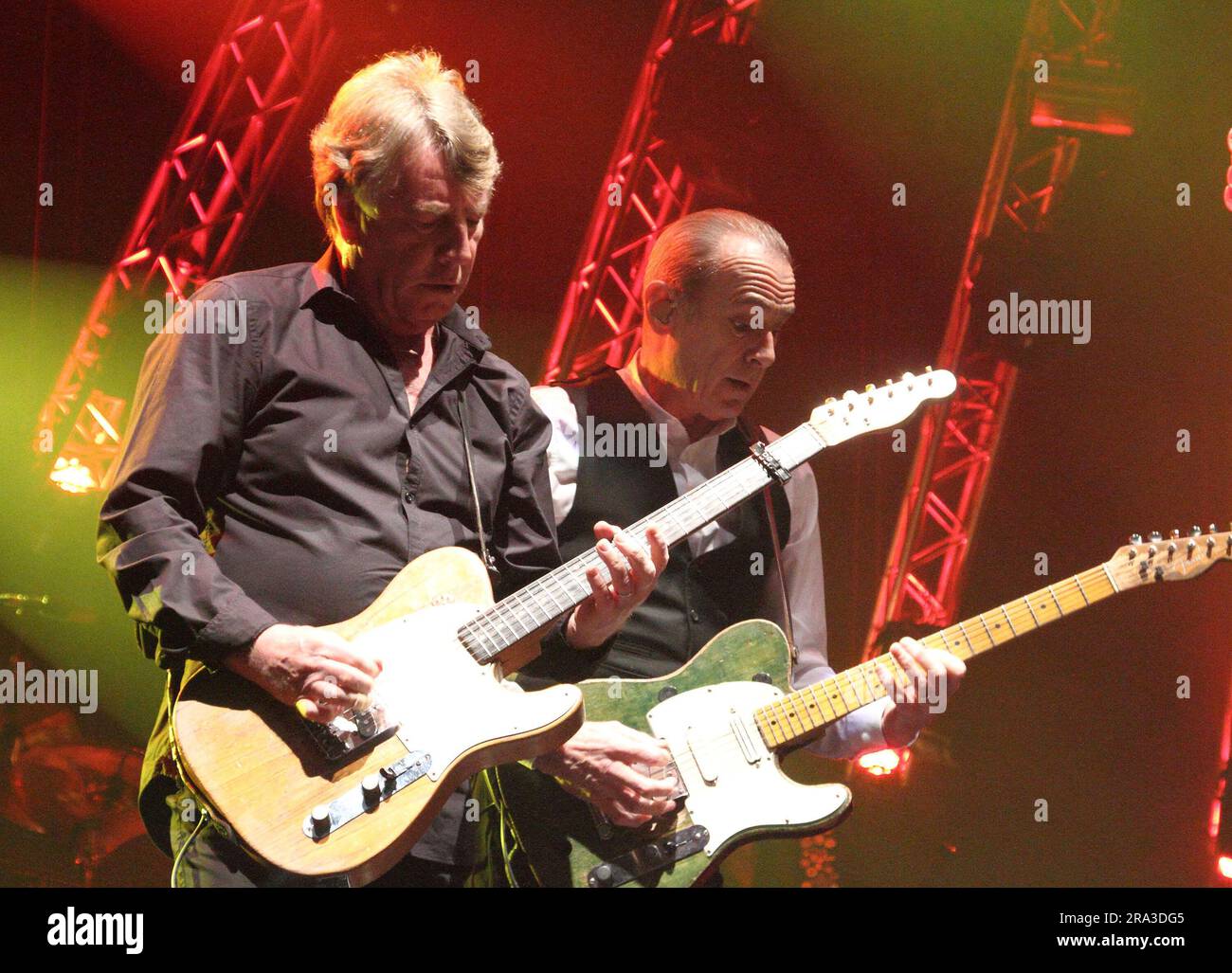 London, UK. Status Quo at 'Quofestive' at the O2 Arena, North Greenwich ...