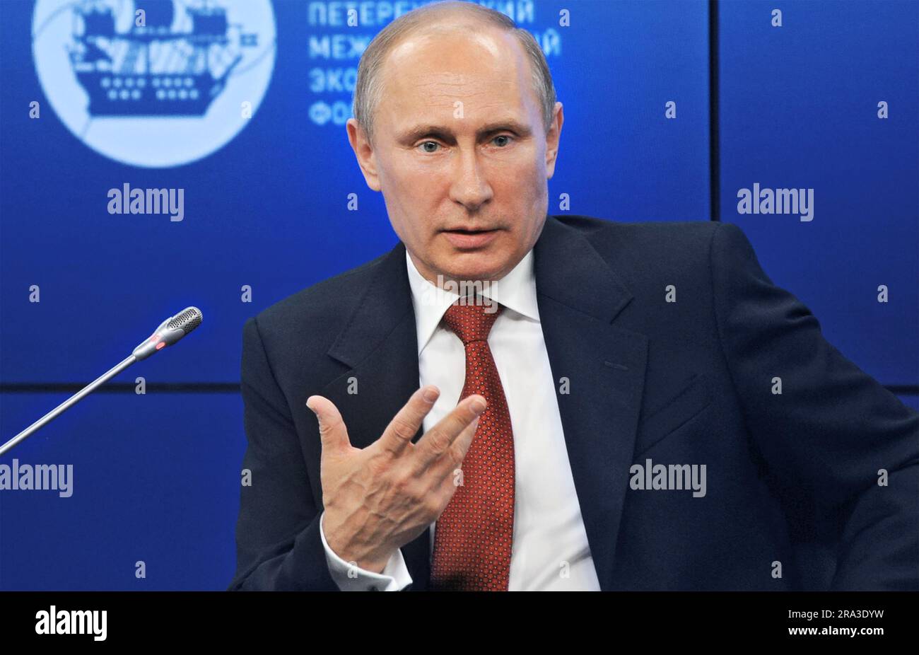 VLADIMIR PUTIN President of Russia ion 2023. Photo: kr.ru Stock Photo ...