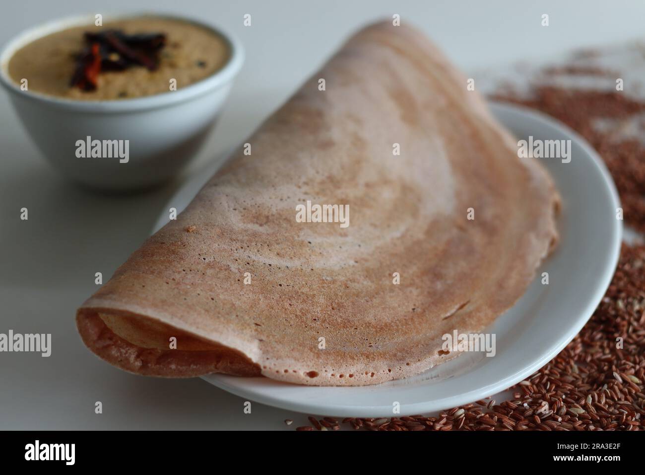 Navara rice ghee roast. Crispy crapes made with a fermented batter of ...