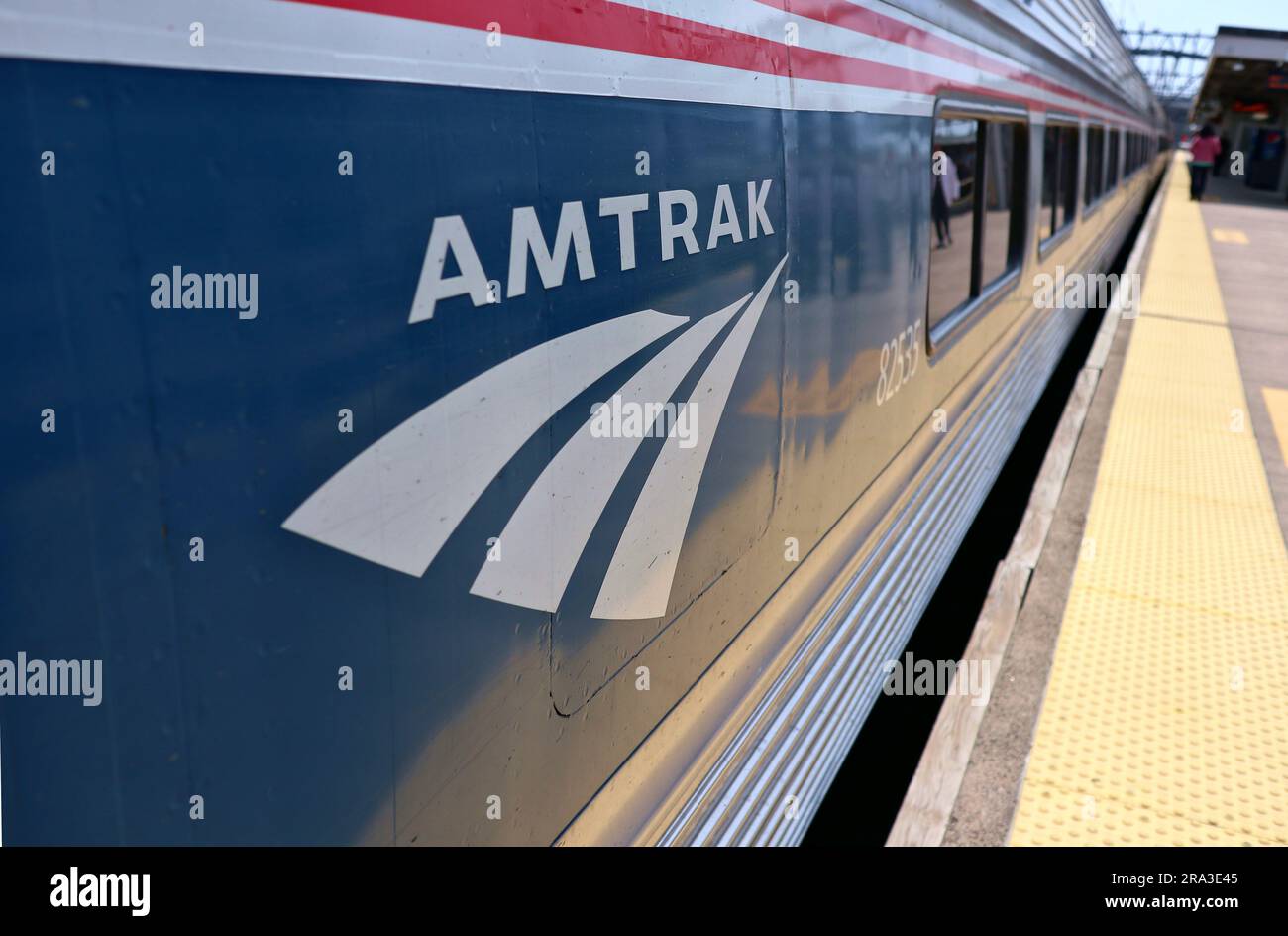 Amtrak logo hi-res stock photography and images - Alamy