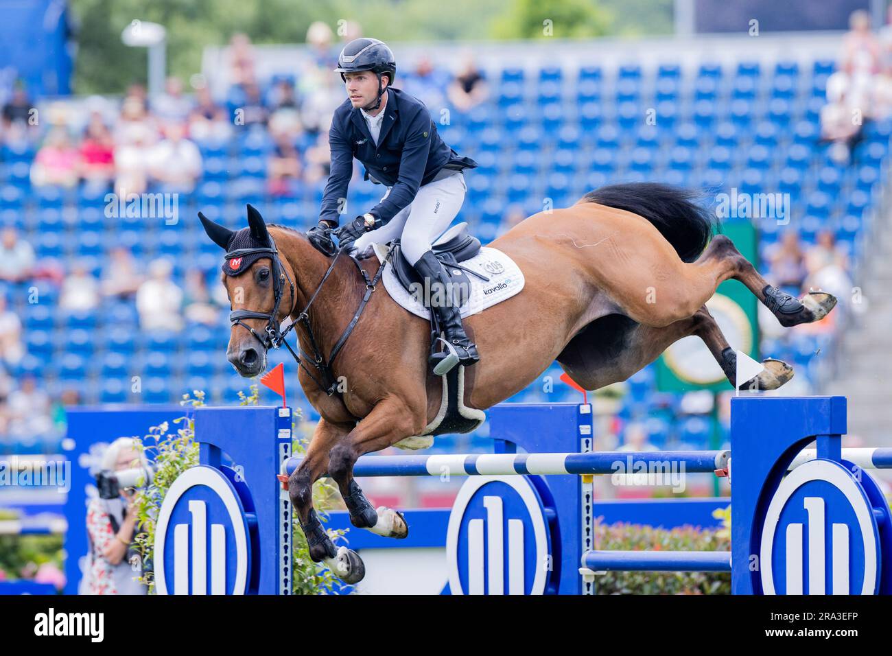 Aachen, Germany. 30th June, 2023. Equestrian sport, jumping: CHIO ...