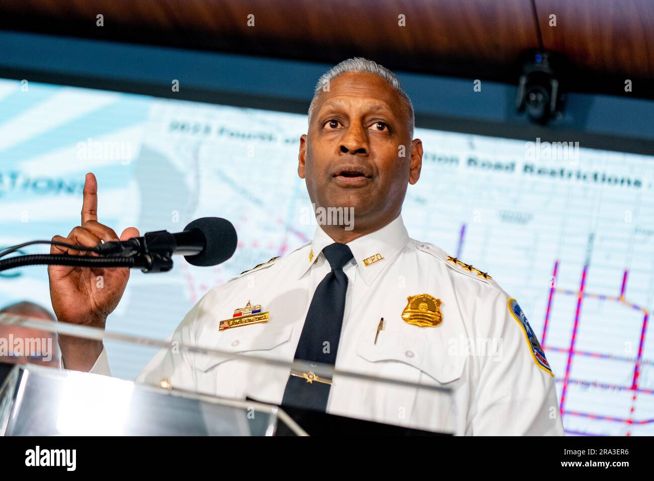 Washington Metropolitan Police Department Interim Chief of Police Ashan ...