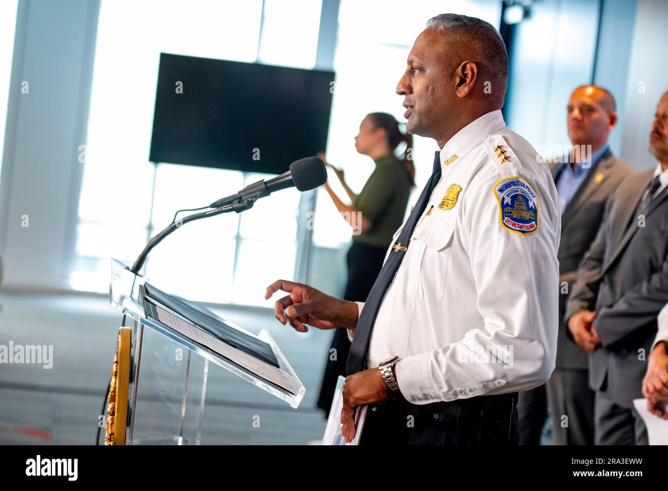 Washington Metropolitan Police Department Interim Chief of Police Ashan ...
