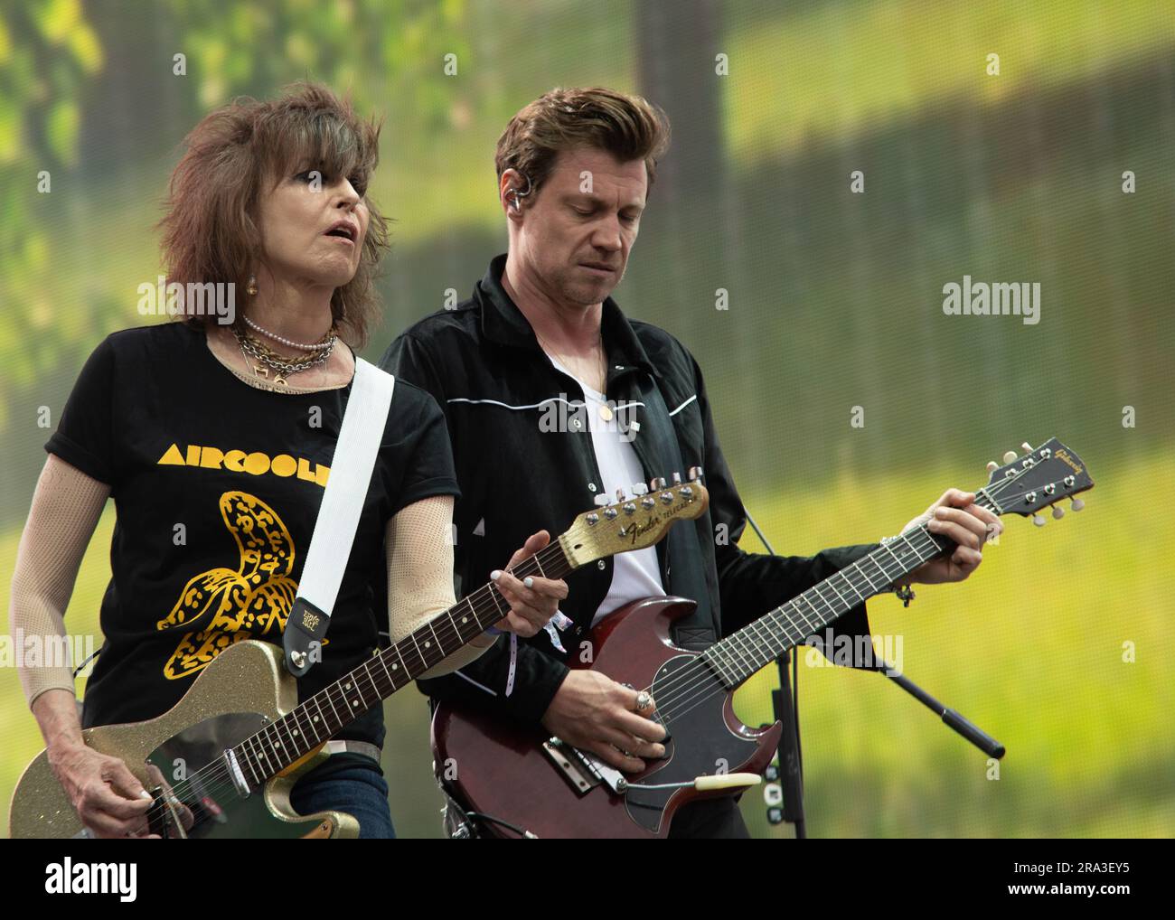 London, UK, 30th June 2023. The Pretenders perform at BST Hyde Park ...