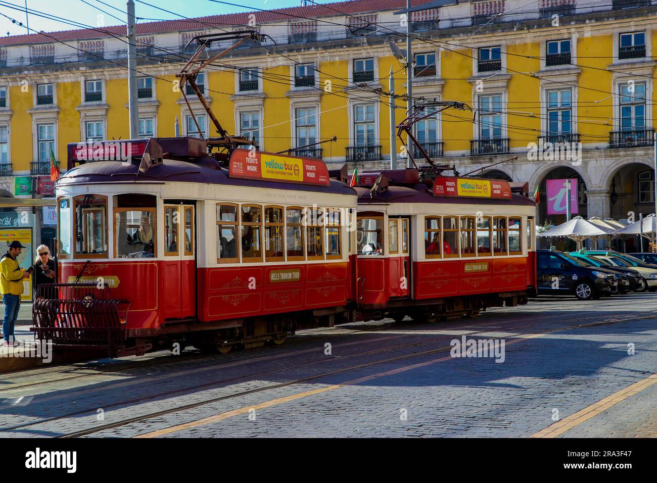 Lisbon portugal tram Stock Photo - Alamy