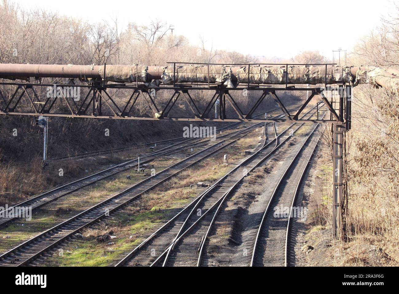 Factory Process Pipeline Stock Photo Alamy