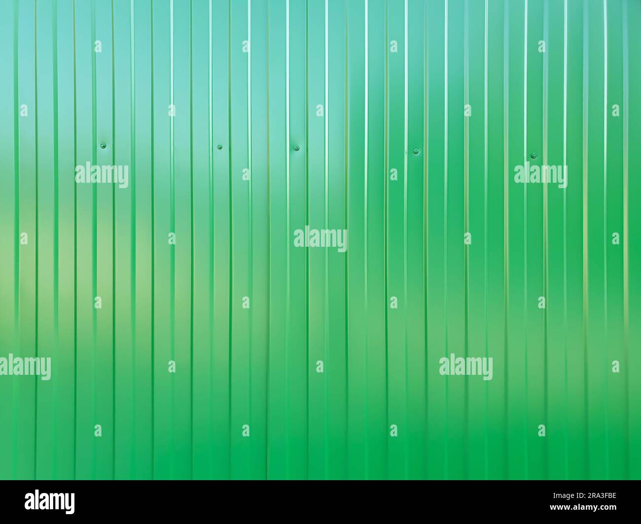 Green metal sheet profile surface, texture. Top view Stock Photo - Alamy