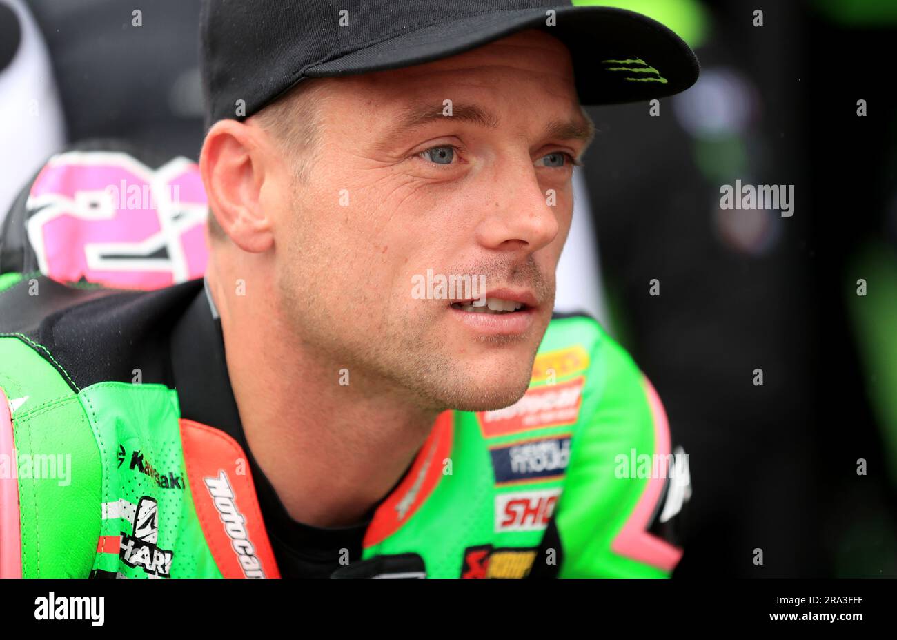 Kawasaki Racing rider Alex Lowes during practice two on day one of the ...