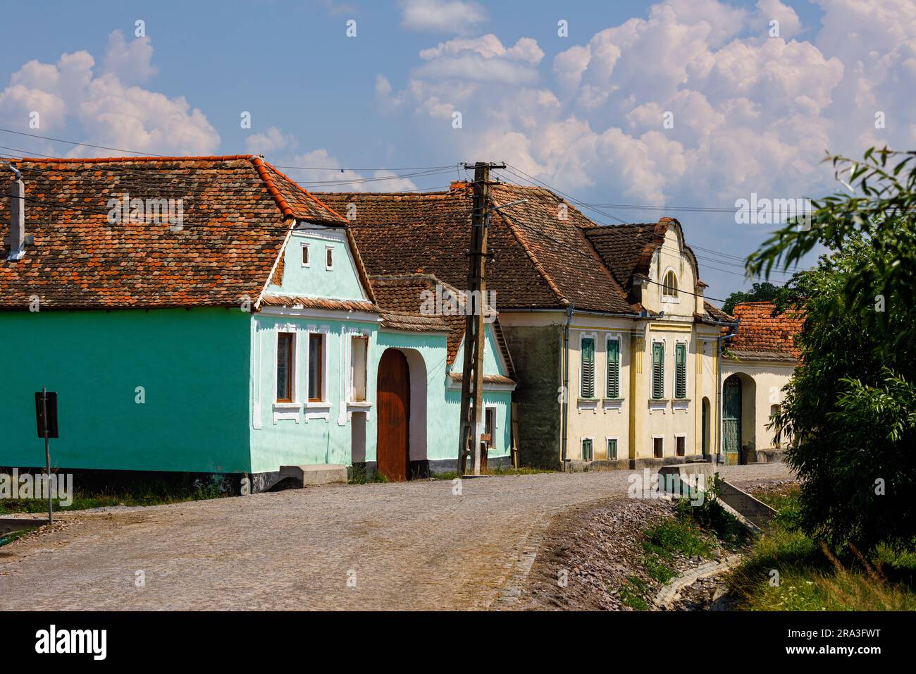 The Village of Viscri in Romania Stock Photo - Alamy