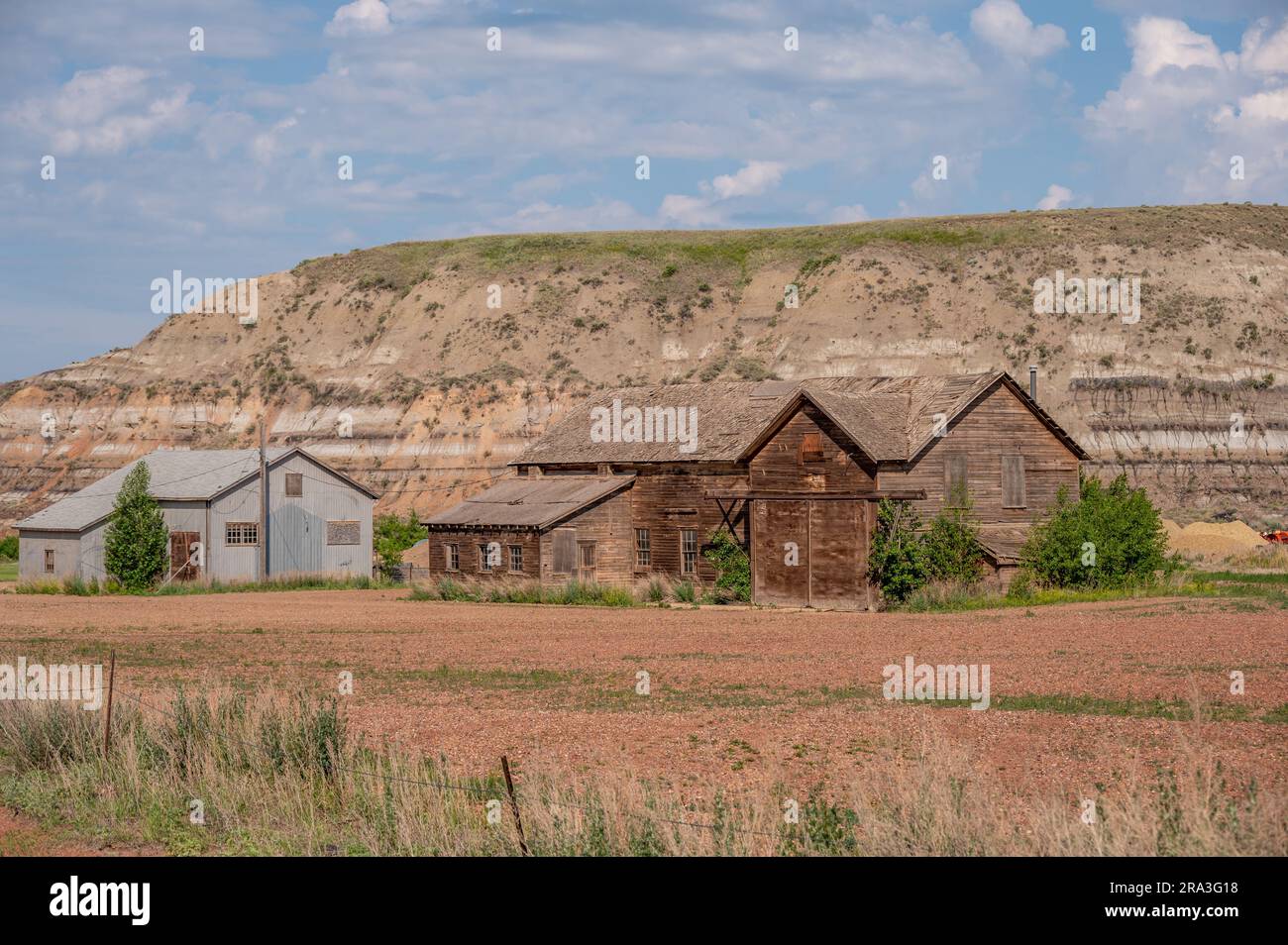 Abandon Rosedale Coal and Clay company building near Drumheller ...