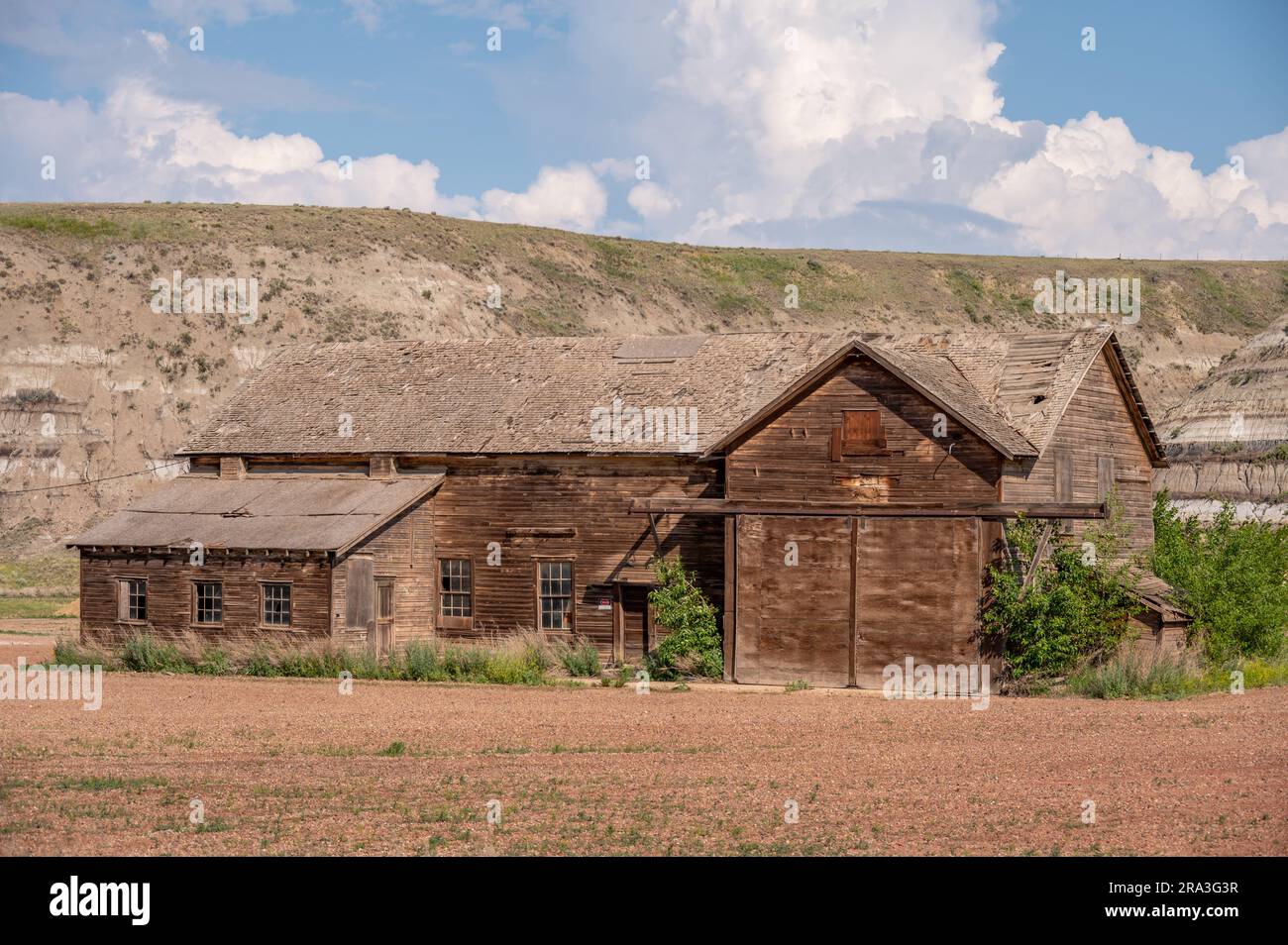 Abandon Rosedale Coal and Clay company building near Drumheller ...