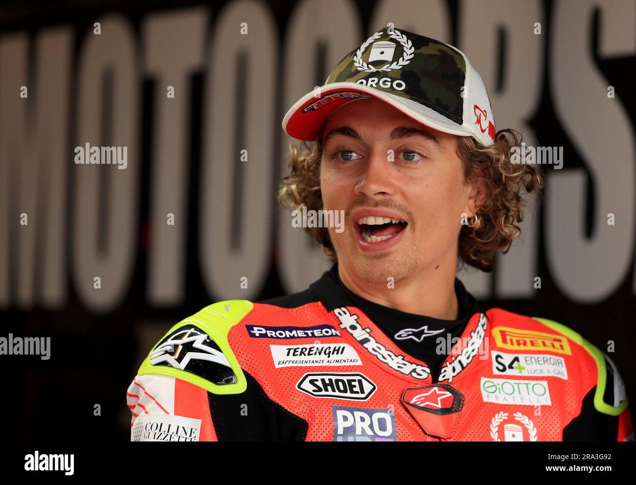 Motocorsa Racing rider Axel Bassani during practice two on day one of ...