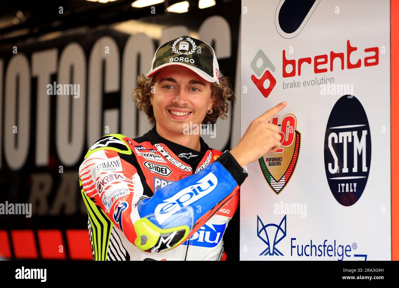 Motocorsa Racing rider Axel Bassani during practice two on day one of ...