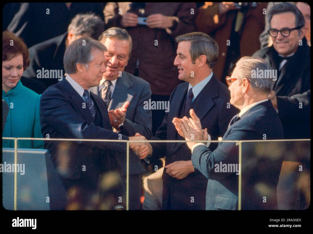 Jimmy Carter is sworn in as 39th President of the United States by ...