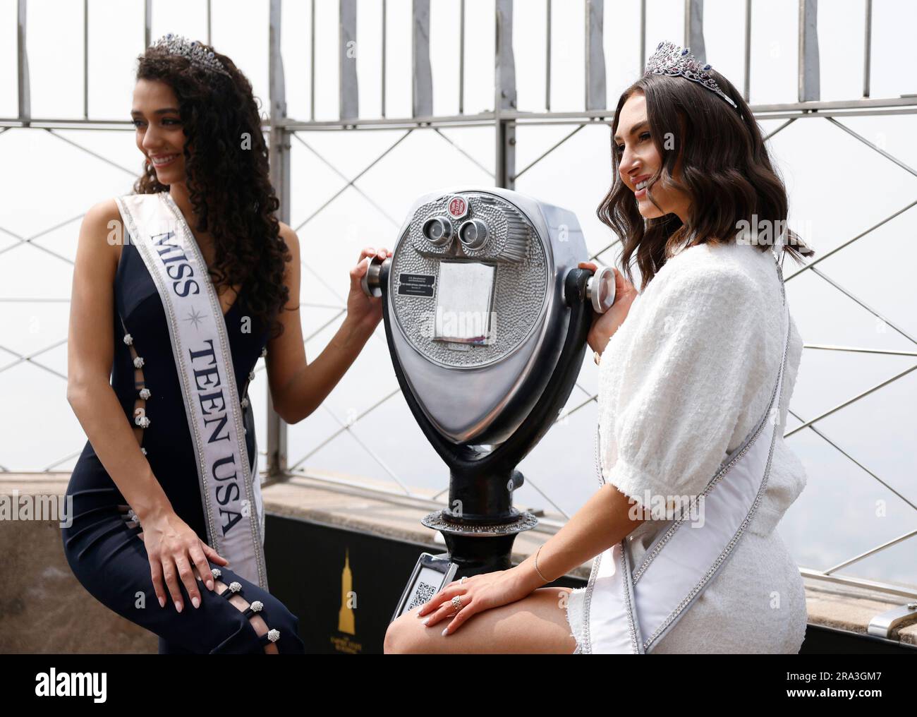 New York, United States. 30th June, 2023. Miss USA Morgan Romano and ...