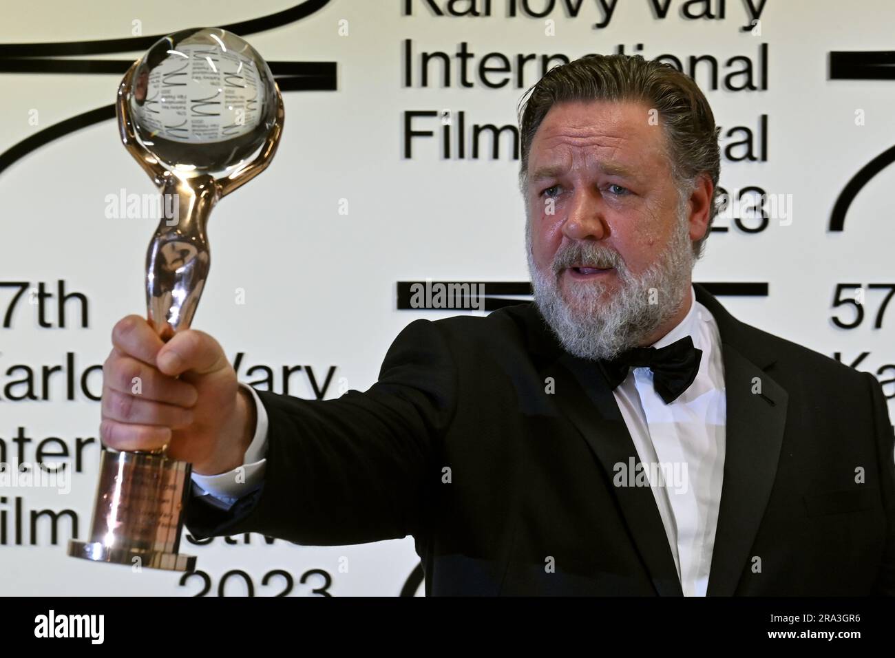 Karlovy Vary, Czech Republic. 30th June, 2023. Actor Russell Crowe ...