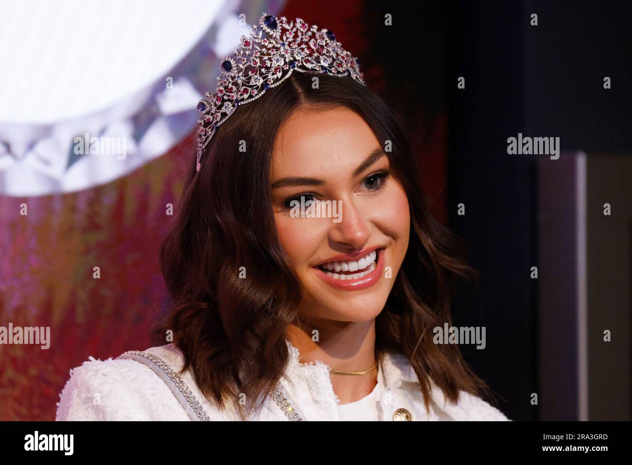 New York, United States. 30th June, 2023. Miss USA Morgan Romano along ...