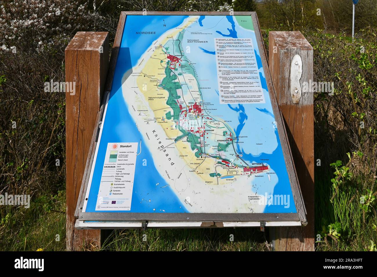 Amrum map hi-res stock photography and images - Alamy