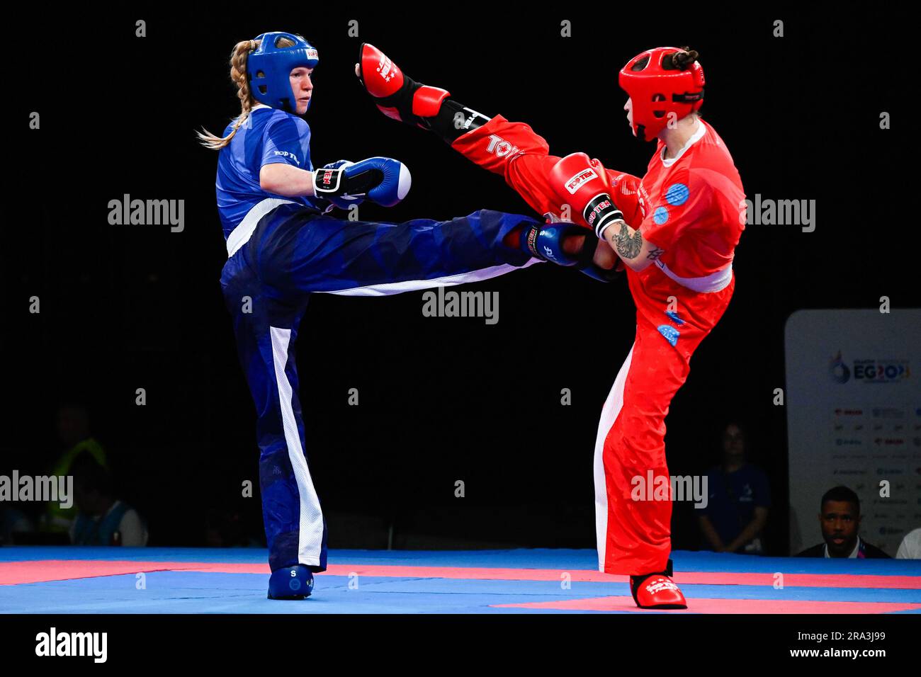 Kickboxing womens light contact 60 kg quarter final hi-res stock ...