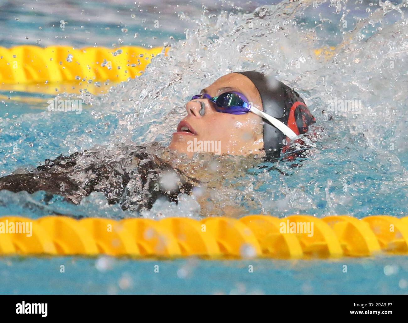 TEREBO Emma, Women Final 200 M backstroke during the French Elite Swimming Championships on June ...