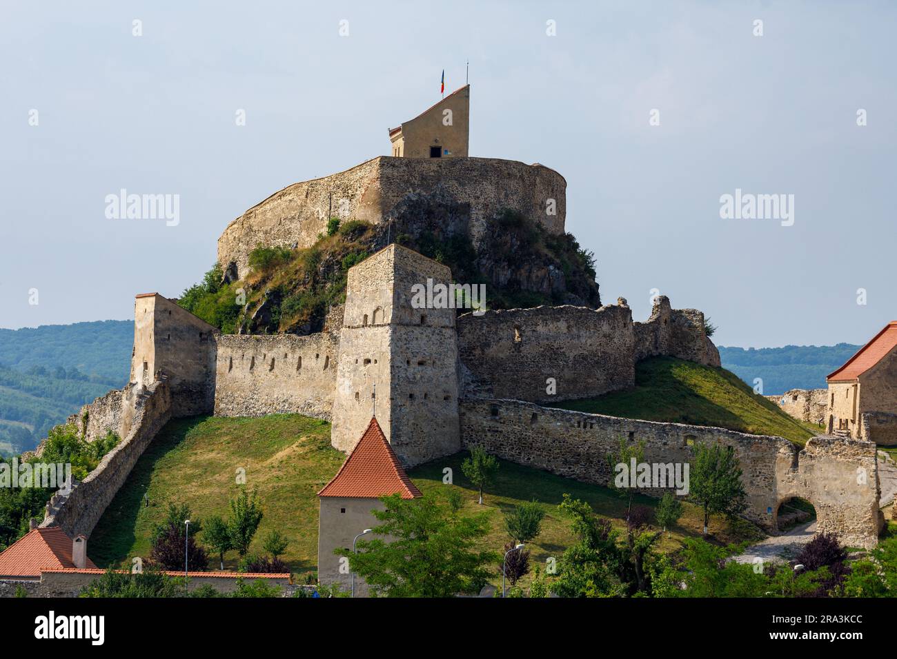 The Castle of Rupea in Romania Stock Photo - Alamy