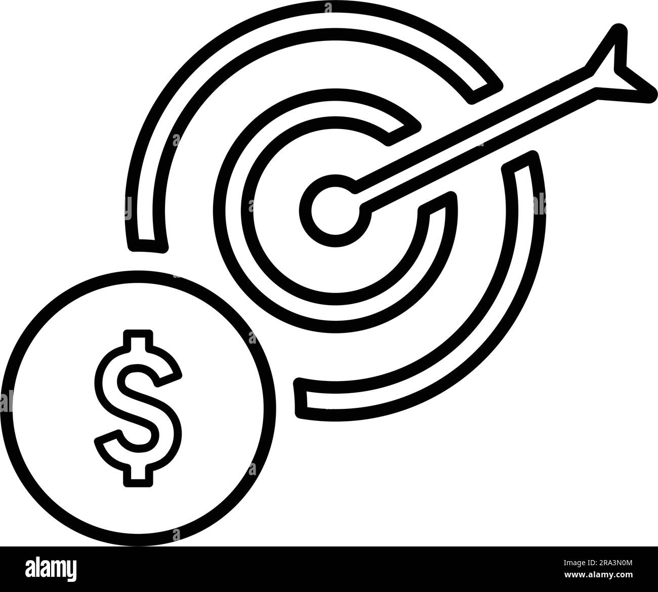 Money, profit, target icon . use in mobile and app development or ...