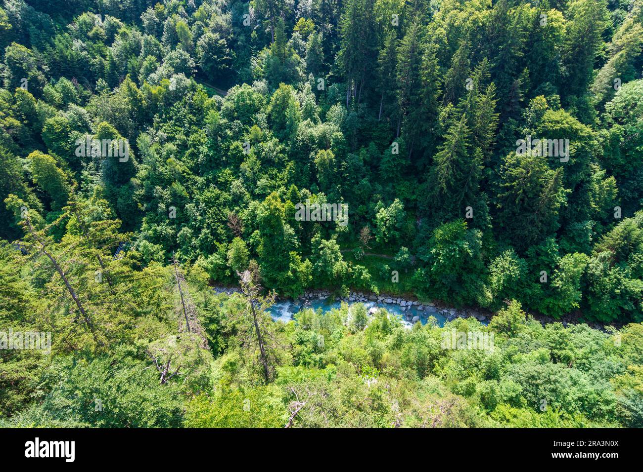 Innsbruck: gorge Sillschlucht of river Sill in Region Innsbruck, Tirol ...