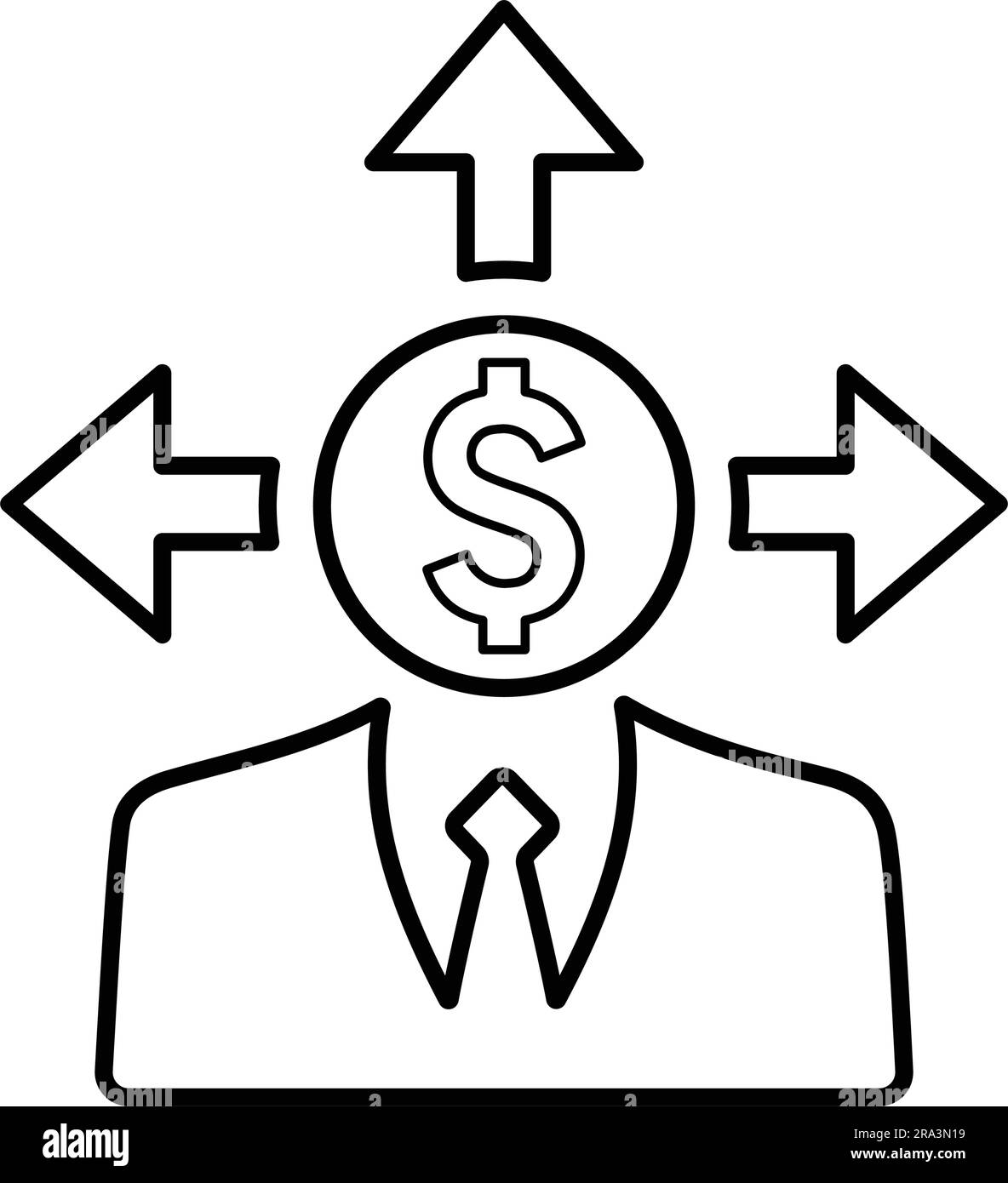 Business direction, opportunity icon. Fully editable vector EPS use for ...