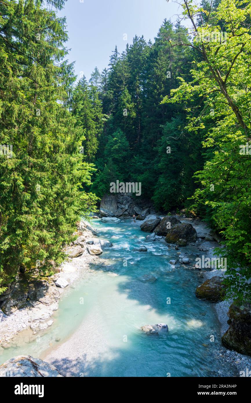 Innsbruck: gorge Sillschlucht of river Sill in Region Innsbruck, Tirol ...