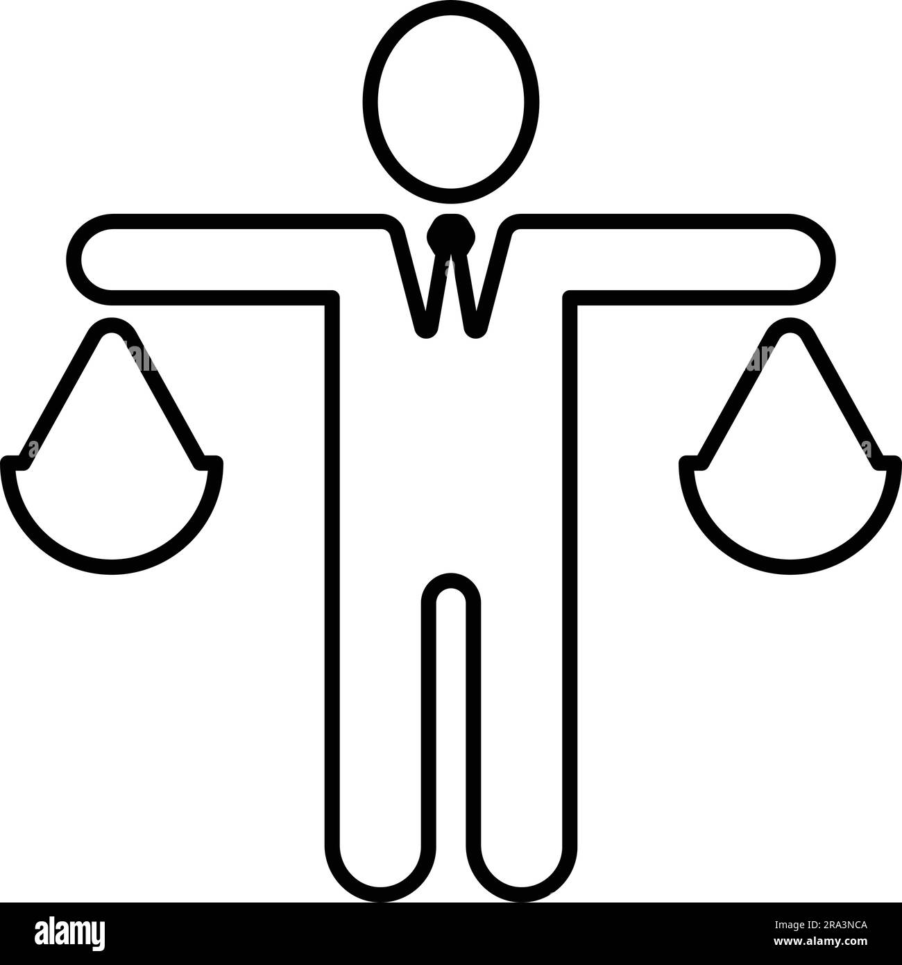 Hand comparison vector vectors Black and White Stock Photos & Images ...