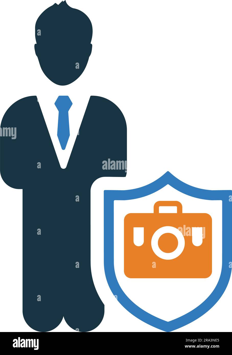 Business Security icon. Fully editable vector EPS use for printed ...
