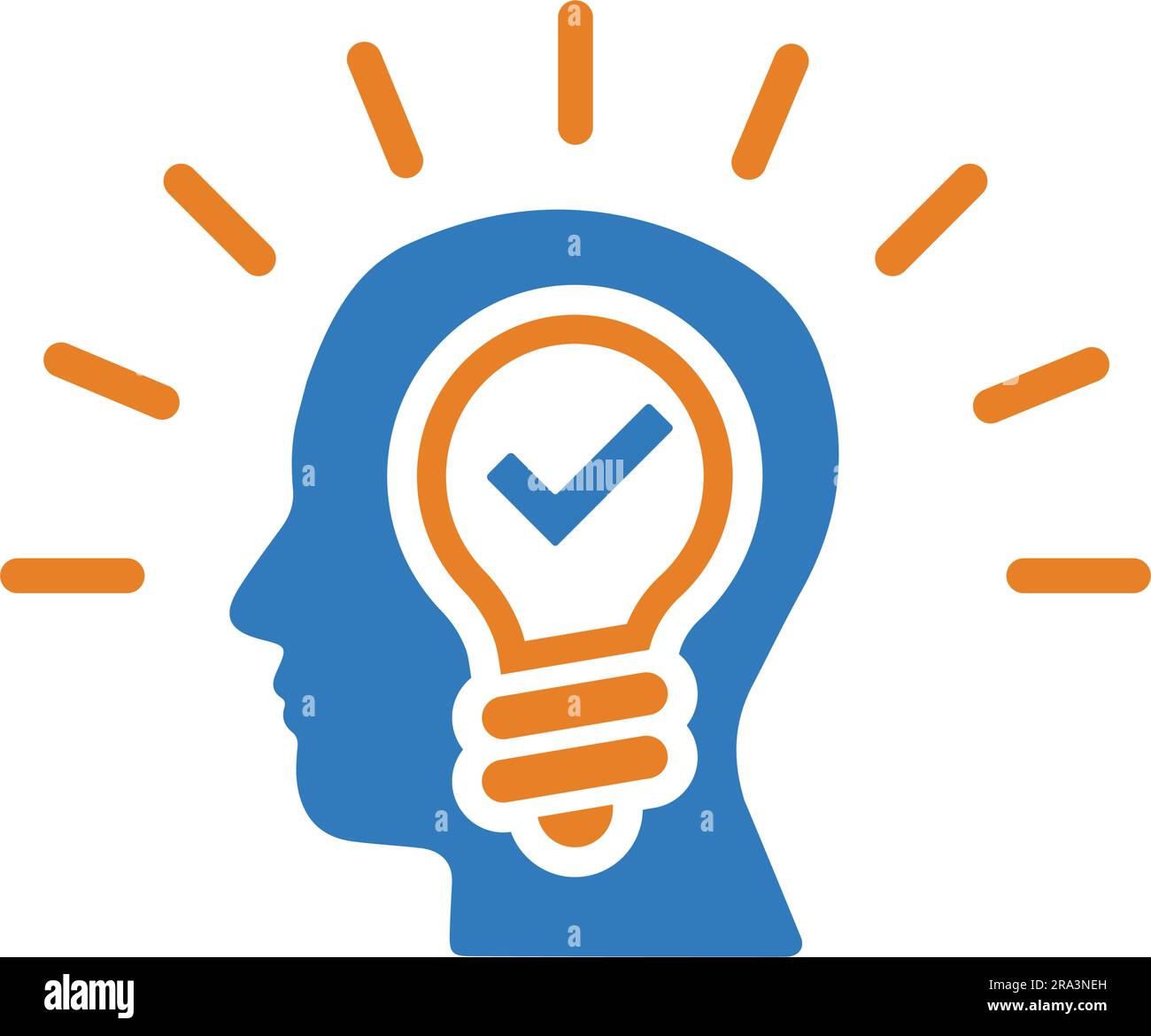 Creative Solution icon symbol for use on mobile apps, print media and ...