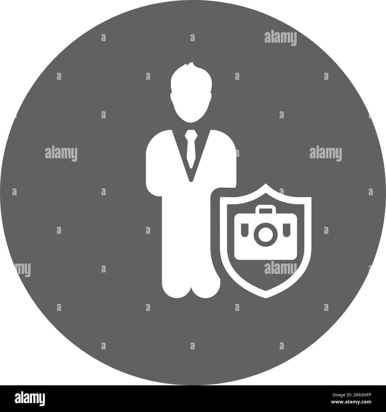 Business Security icon. Fully editable vector EPS use for printed ...