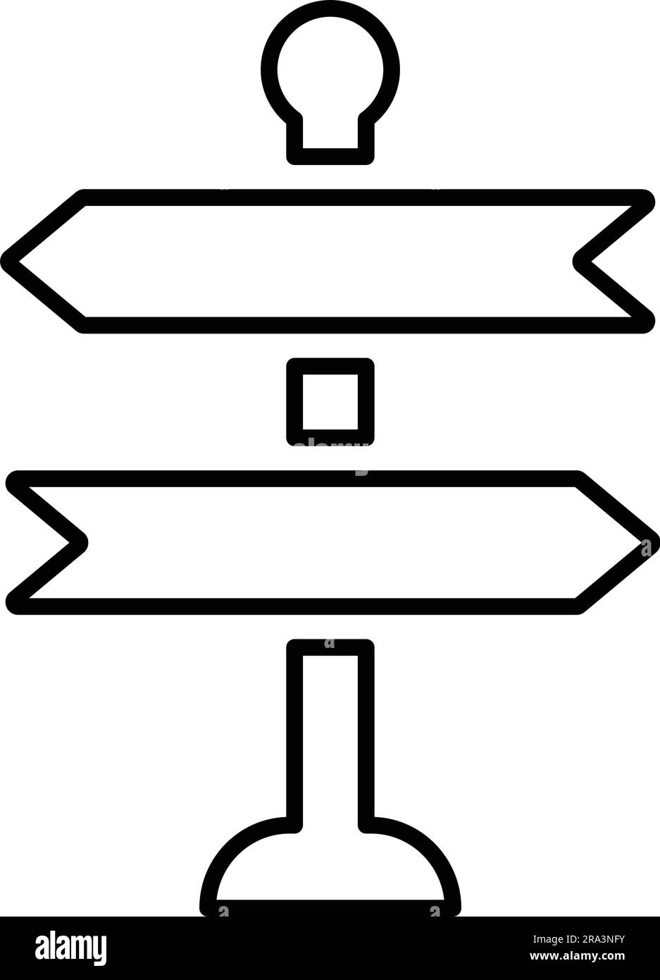 Direction guide Stock Vector Images - Alamy