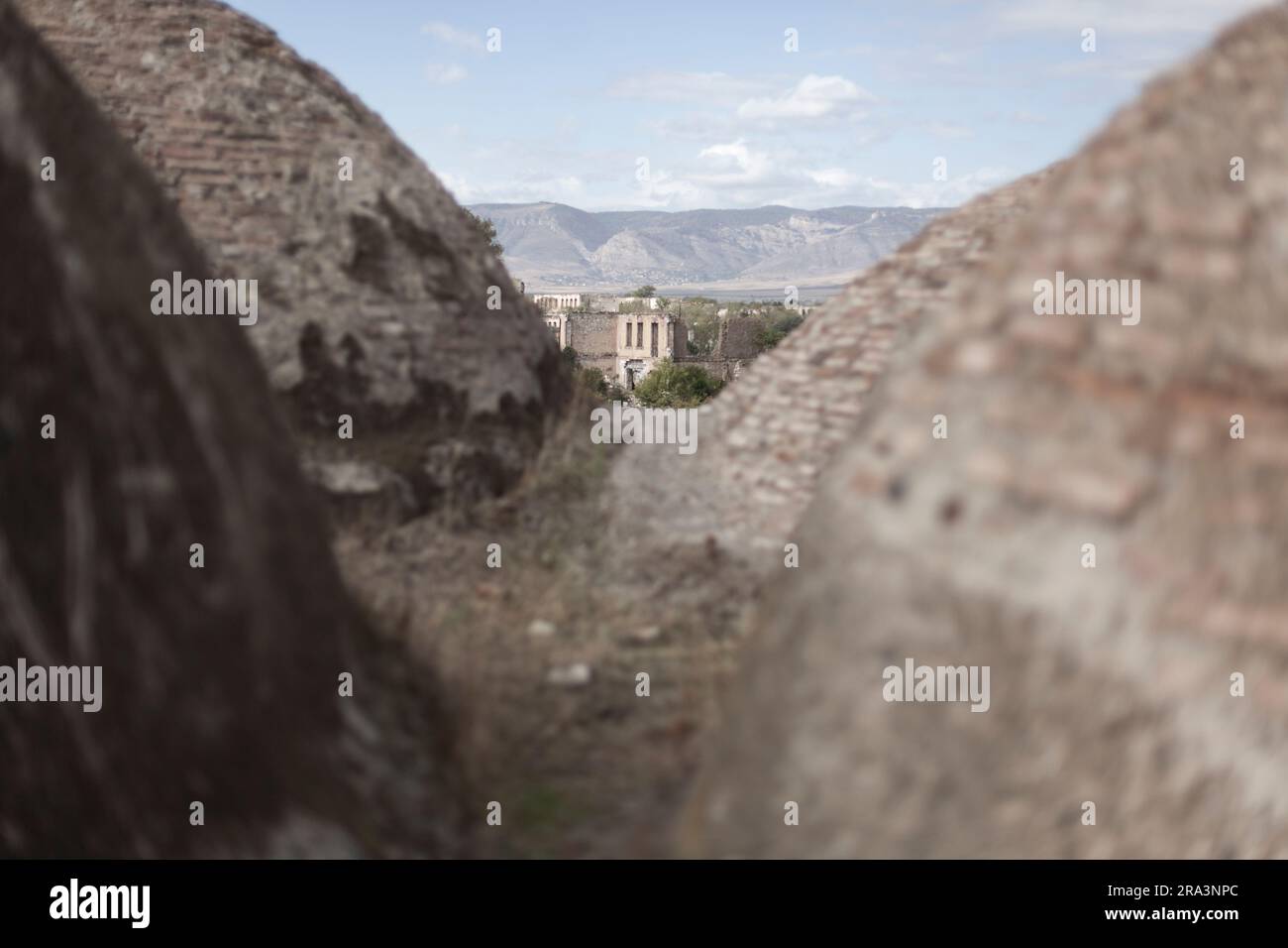 Destroyed city of Agdam, Nagorno Karabakh Stock Photo - Alamy