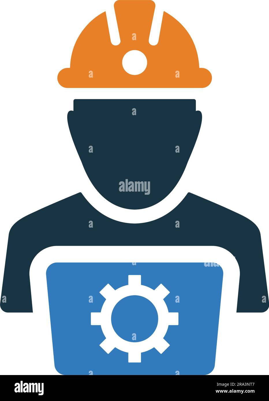 Engineer silhouette safety gear hi-res stock photography and images - Alamy