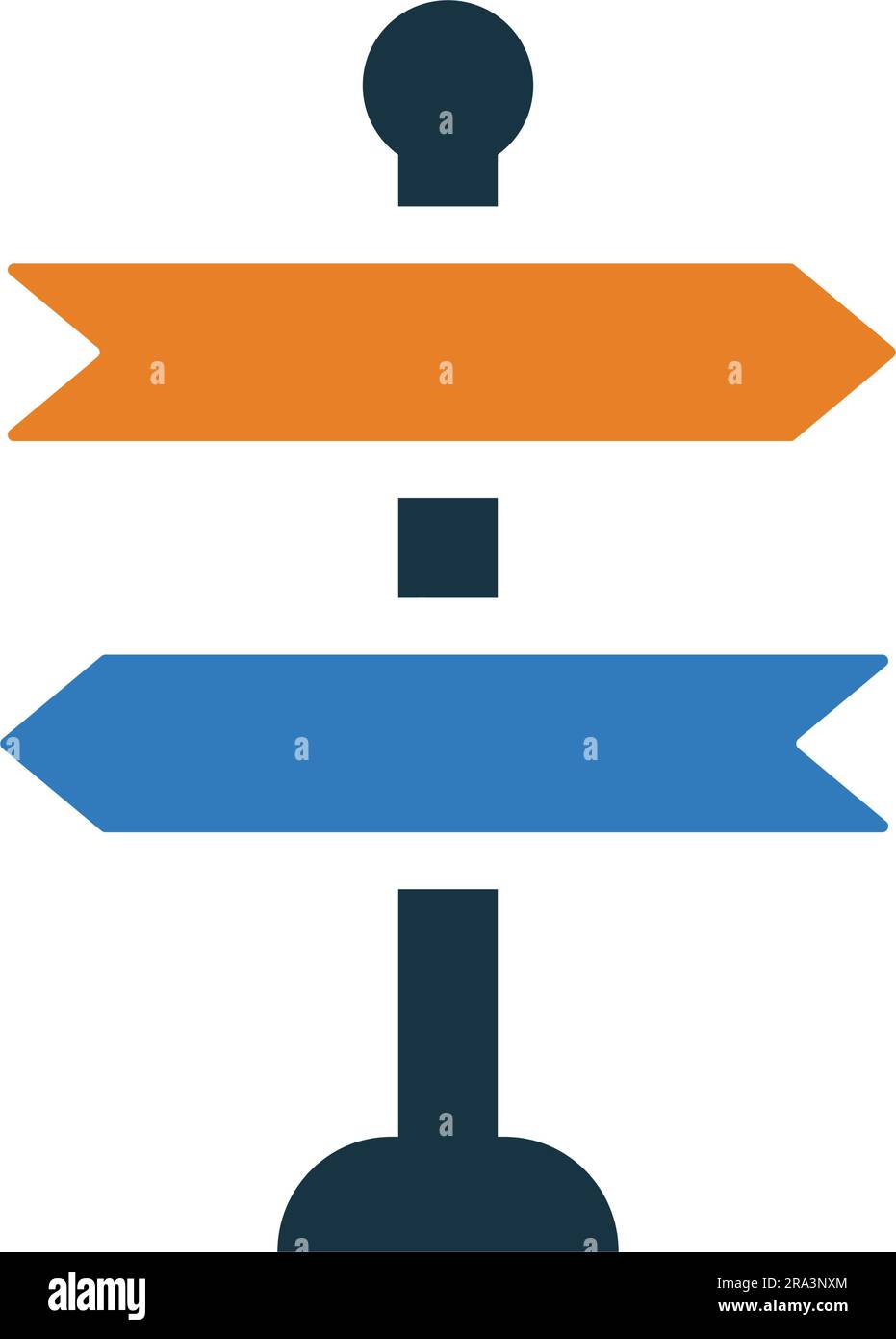 Direction guide Stock Vector Images - Alamy