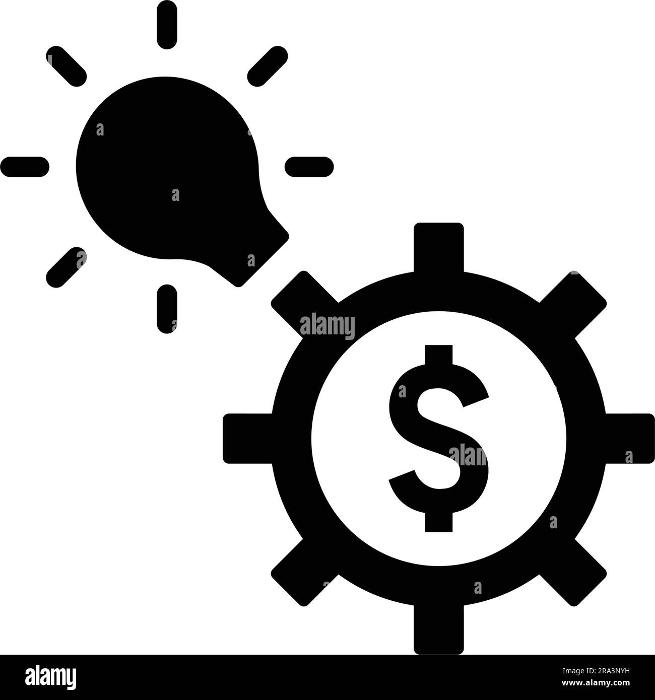 Money Making Idea icon.. Flat style vector EPS use in infographics,web ...