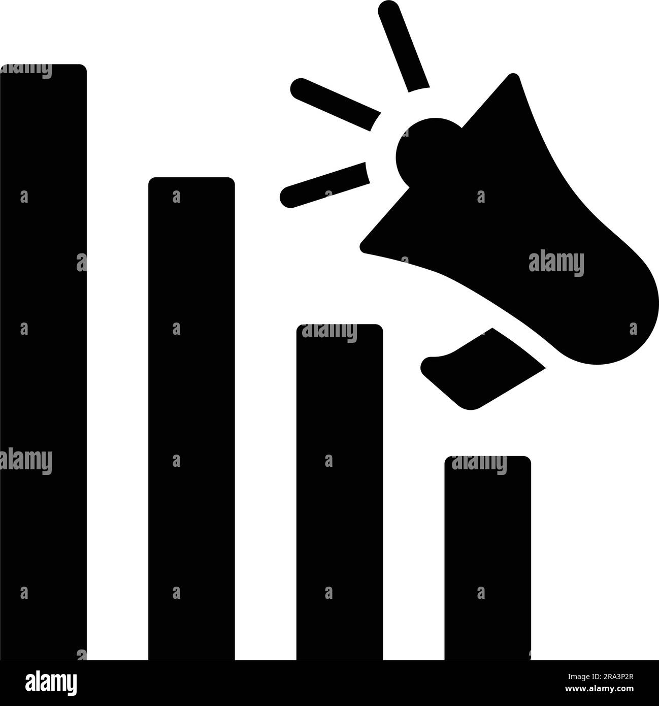 Viral promoting icon. Flat style vector EPS use in infographics,web ...