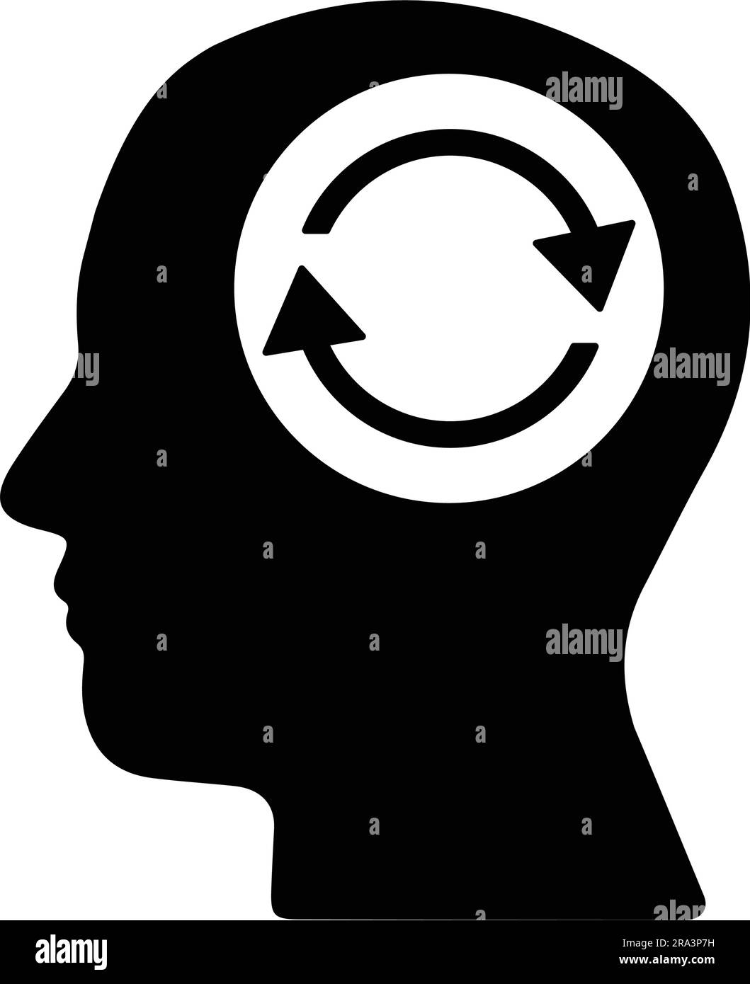 Mind Refresh icon. design template vector illustration for graphic and ...