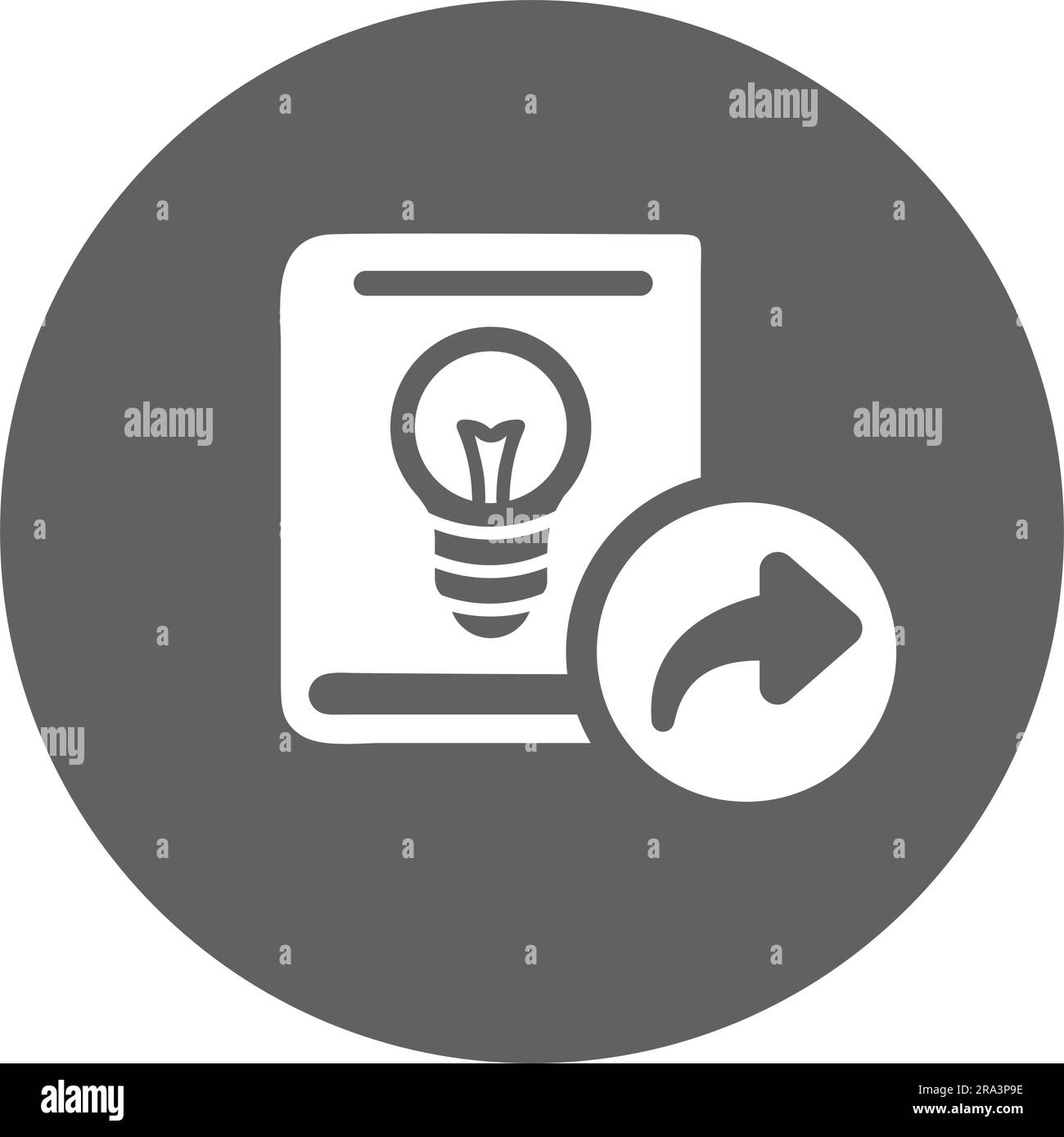 Knowledge Forward icon design template vector illustration for graphic ...