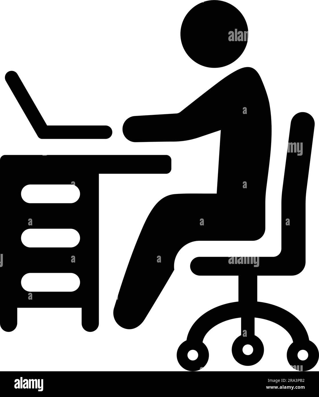 Office Working icon.. Flat style vector EPS use in infographics,web ...