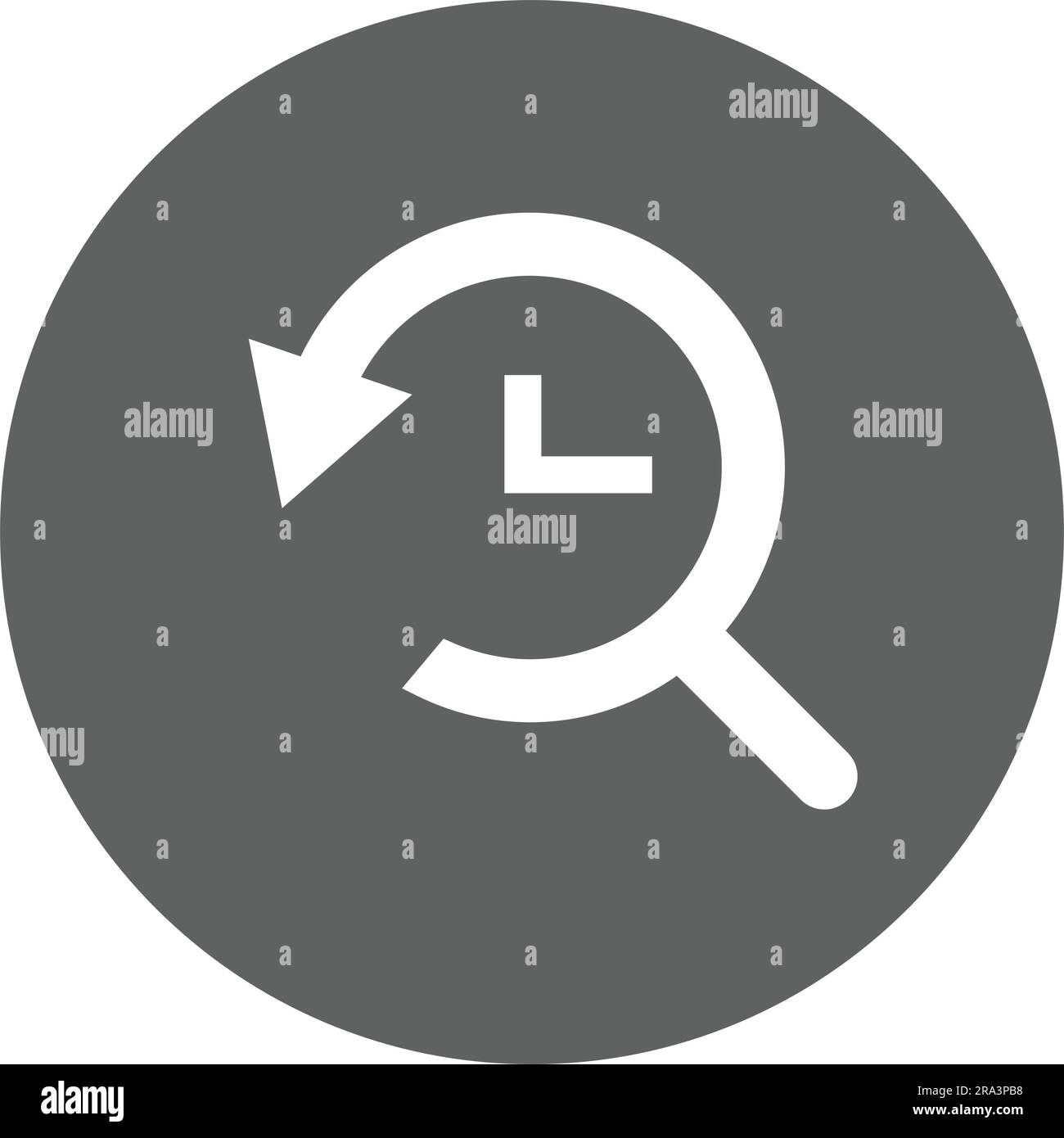 History Search icon. design template vector illustration for graphic ...