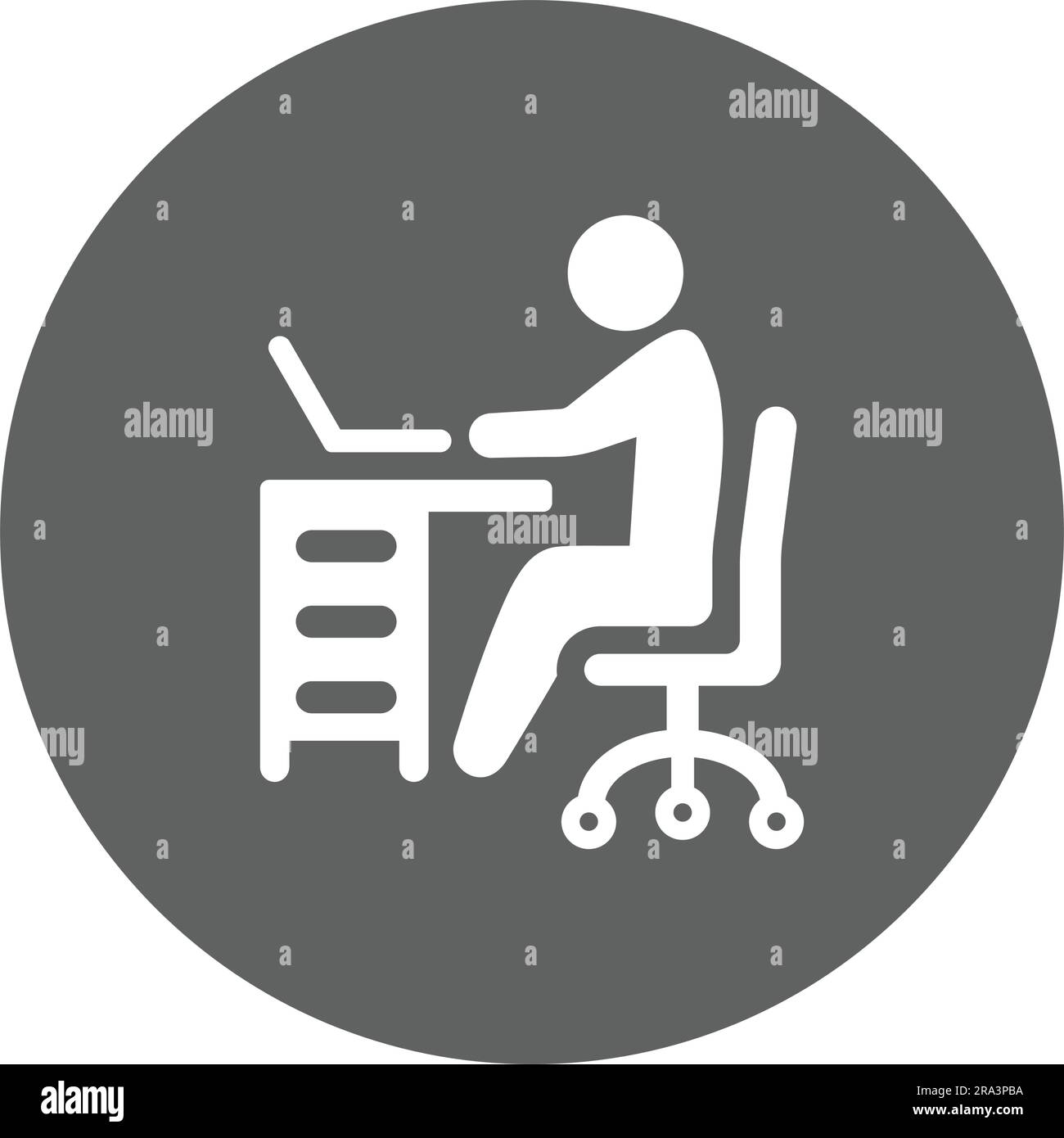 Office Working icon.. Flat style vector EPS use in infographics,web ...